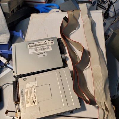 2x Mitsumi & Samsung 1.44MB 3.5-Inch Internal Floppy Disk Drive FDD ...