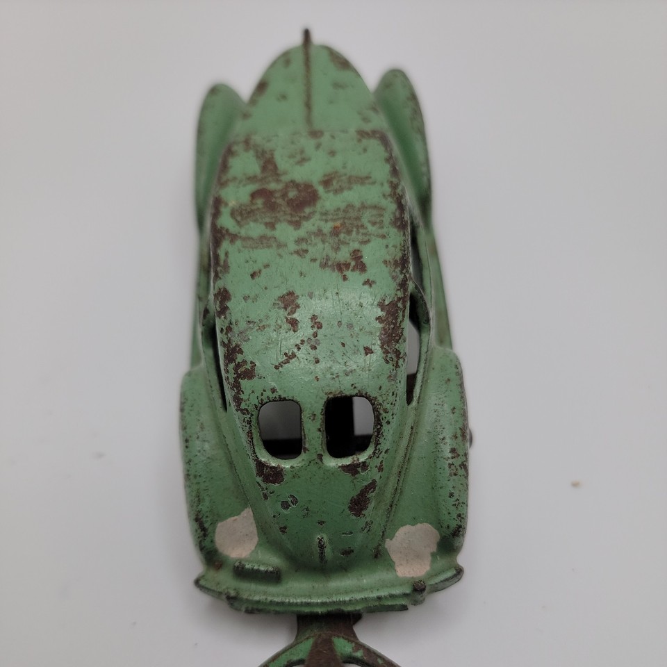 Vintage 1930's Hubley Cast Iron Zephyr Car W/ Trailer | eBay