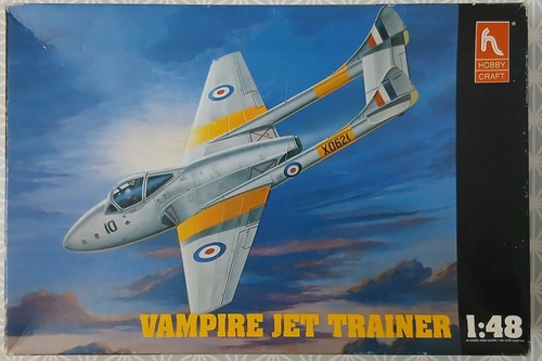 HOBBYCRAFT 1579 - 1/48 RAF VAMPIRE JET TRAINER PLUS XTRADECAL SHEET | eBay