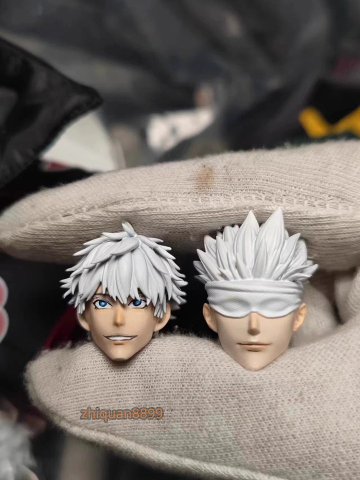 Jujutsu Kaisen Satoru Gojo Head Carving for 1/12 Male Action Figure | eBay