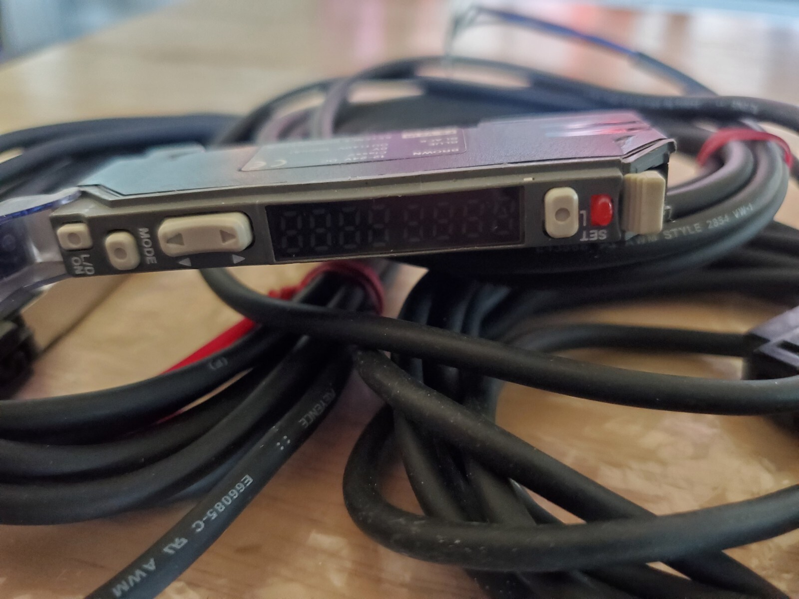 KEYENCE **SET OF THREE** FS-V21R Sensor Amplifier Fiber Optic Sensor ...