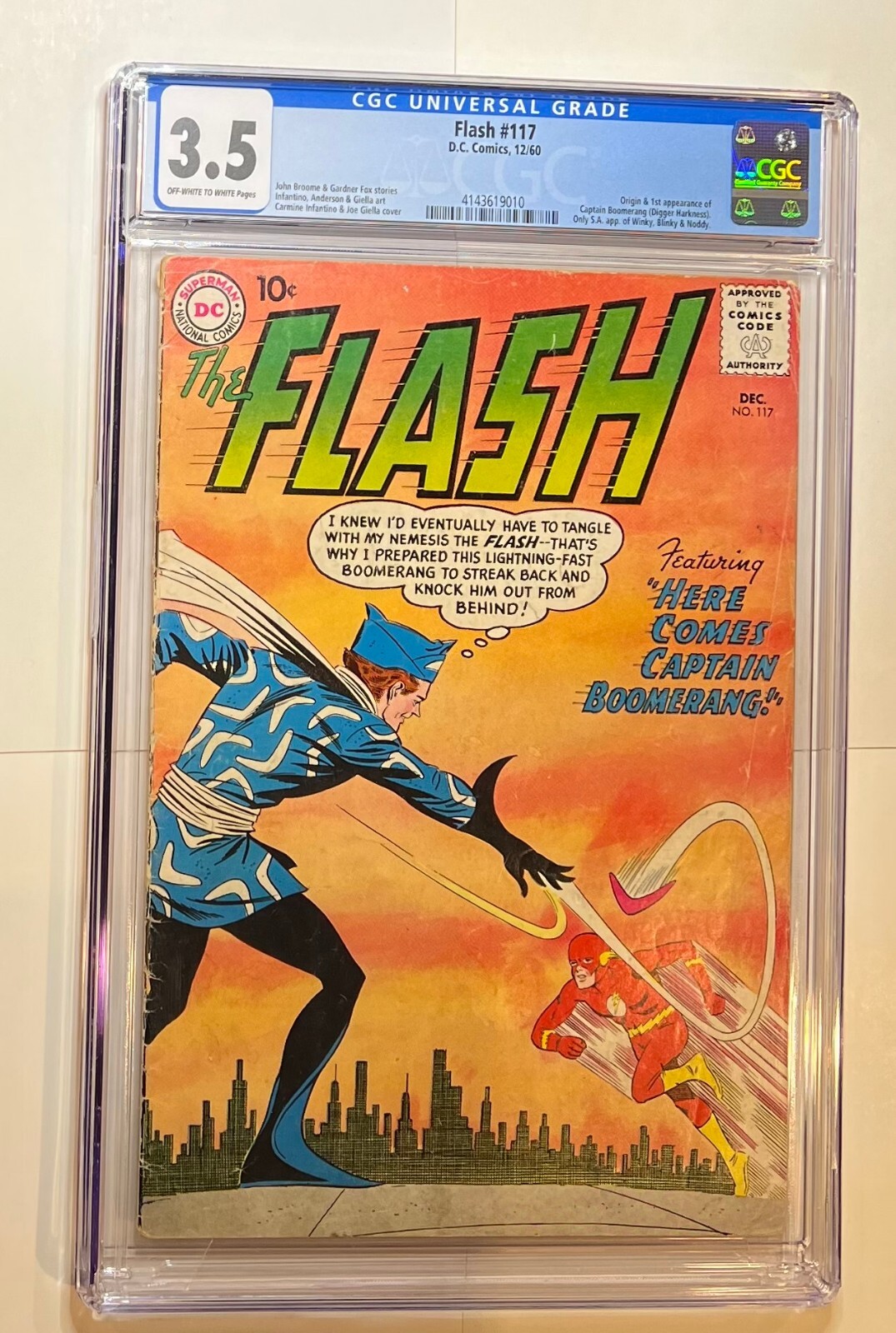 1960 Flash #117 D.C. Comics 12/60 CGC 3.5 | eBay