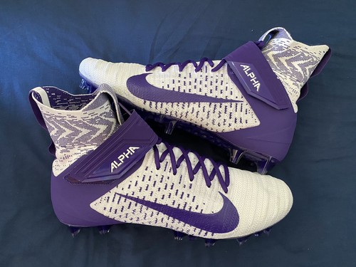 Size 15 - Nike Alpha Menace Elite 2 White Purple for sale online | eBay