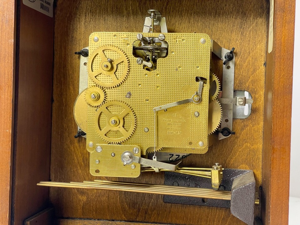 Ridgeway Single Chime Mantle Clock w/ Franz Hermle 340-020 Movement | eBay
