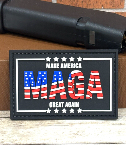 PVC Tactical Flag Patch, Make America Great Again Patch, Morale Maga Trump Patch | eBay
