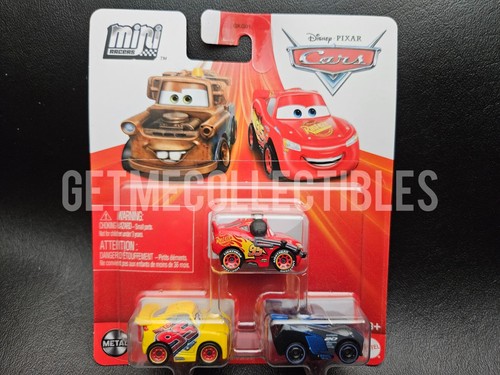 DISNEY PIXAR CARS MINI RACERS CREW CHIEF LIGHTNING MCQUEEN HEADSET 3 ...
