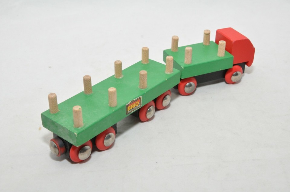 Brio TIMBER TRUCK #33526 / Brio Trains & Vehicles from 1985 / RIMLESS ...