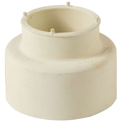 Dekfit 50mm White Rubber Pan Cone Home Plumbing Toilet Parts Fixtures ...