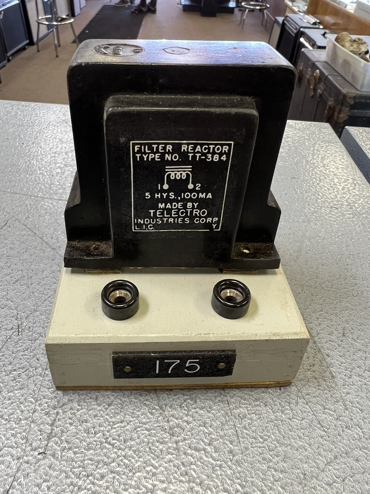 Vintage 1960’s Telectro Filter Reactor Type TT-384 Training Patch Board ...