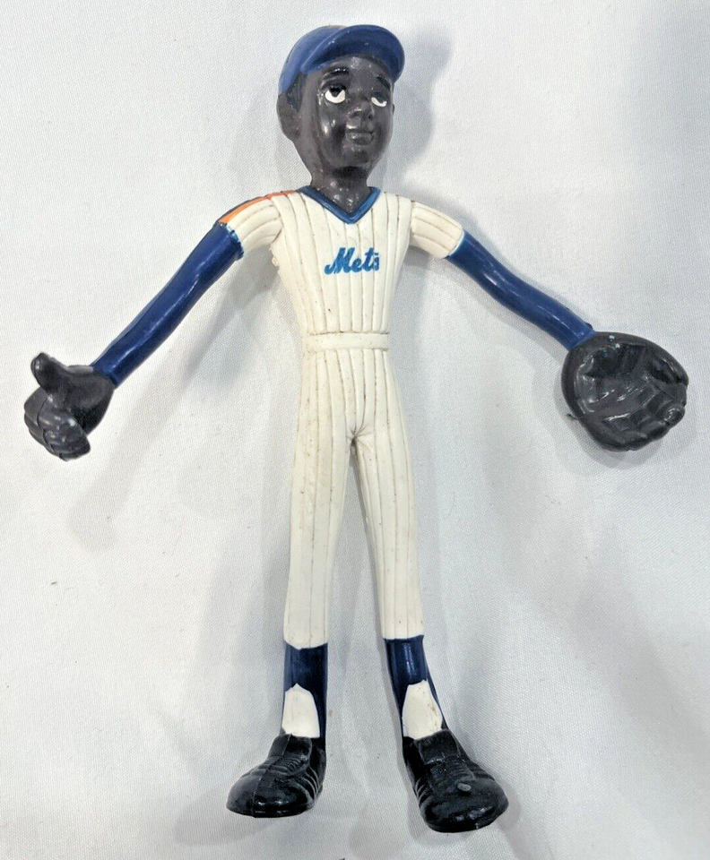 Set Of 2 VINTAGE 1981 New York Mets AMSCAN 6” Bendy Bendable Figures | eBay