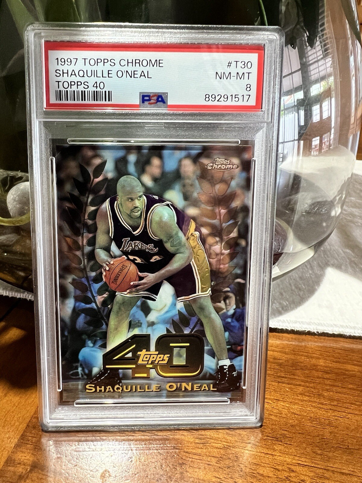 1997-98 Topps Chrome - Topps 40 Refractor #T40-30 Shaquille O'Neal | eBay