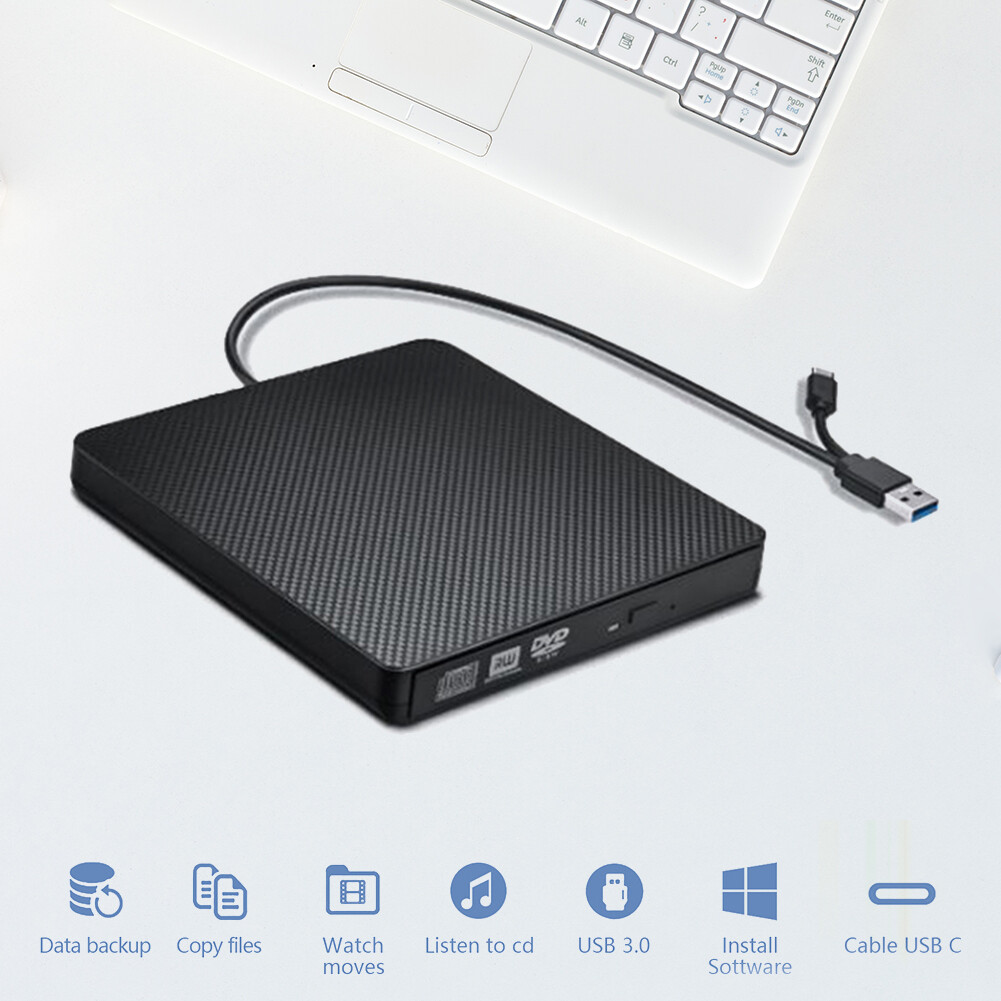 Optical Drive Case Non-slip External Optical Drive Enclosure for Laptop ...