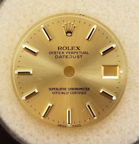 Genuine Rolex Champagne Color Dial with Hour Sticks Lady Datejust 26mm ...