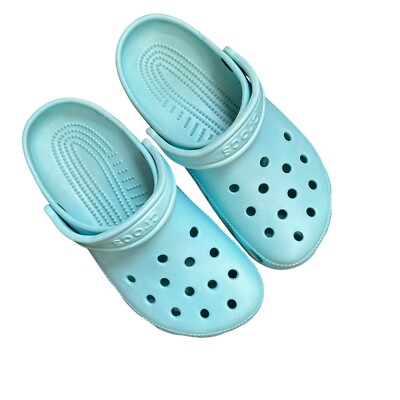 Crocs Classic Clogs Sling Back Slip On Teal Blue Adult Unisex Size W8 ...