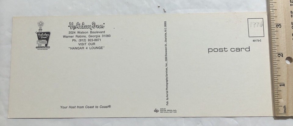 Holiday Inn Warner Robins, Georgia. Oversized Postcard. | eBay
