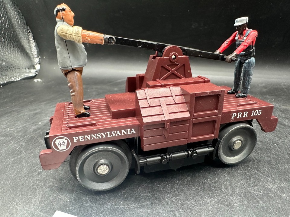 MTH Pennsylvania Operating Hand Car 30-2574 O-scale WORKS! | eBay