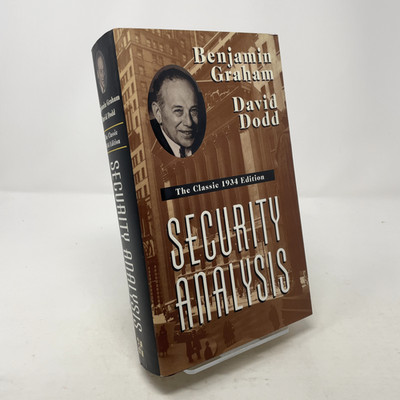 Security Analysis by Benjamon Graham; David Dodd HC First Thus Like New ...