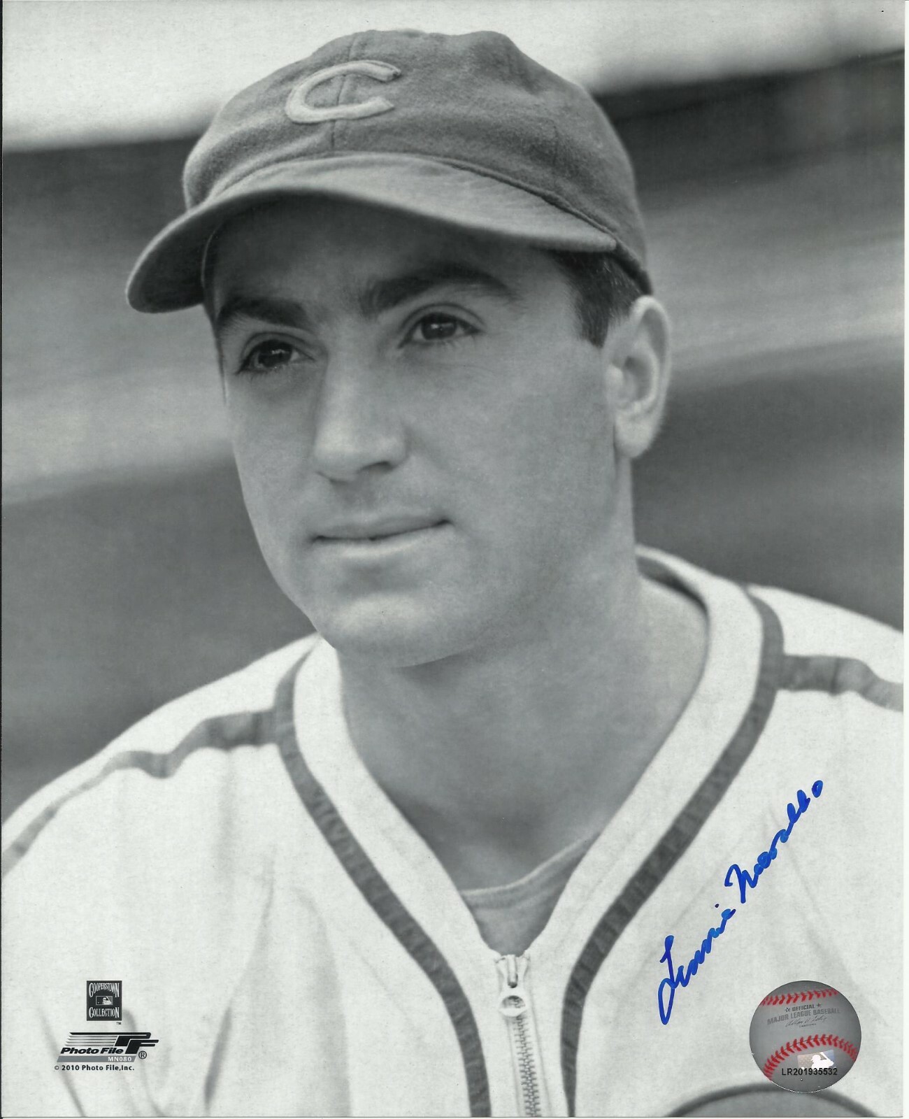 Lennie Merullo DD 1945 N.L. Champ Chicago Cubs Signed Autographed 8x10 ...