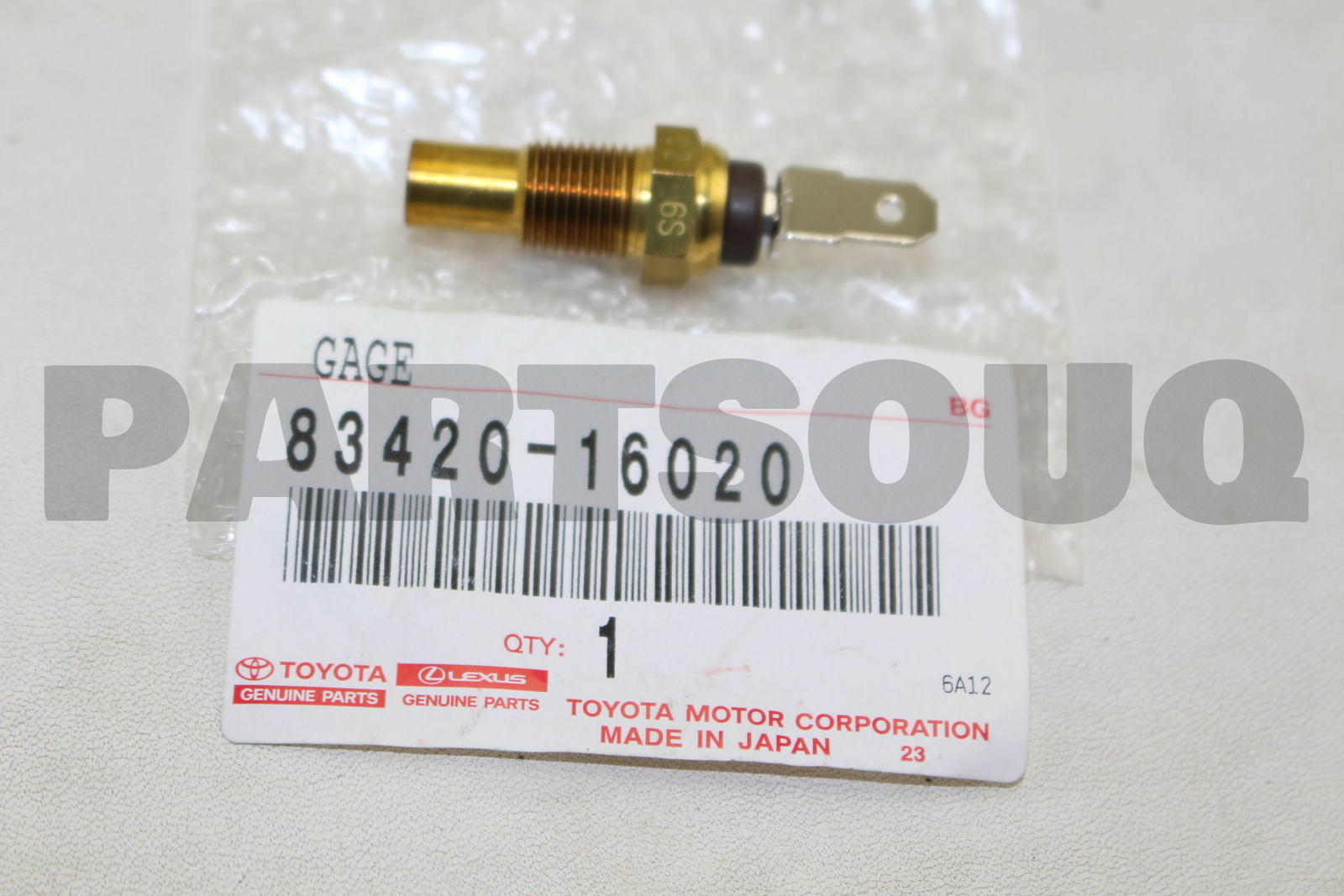 8342016020 Genuine Toyota GAGE ASSY, WATER TEMPERATURE SENDER 83420 ...