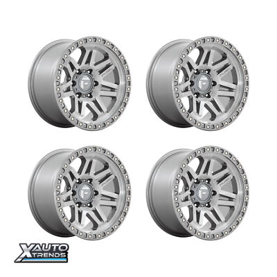 Fuel Off-Road D812 Syndicate Platinum 17X9 6X139.7 01mm (Set of 4) | eBay