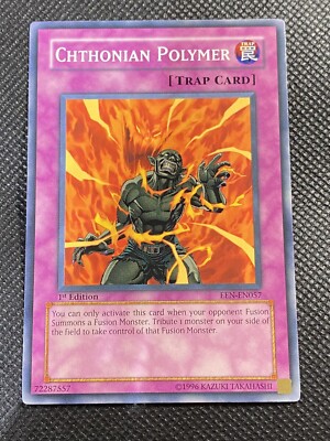 YuGiOh Chthonian Polymer EEN-EN057 Common 1st Edition Near Mint ...