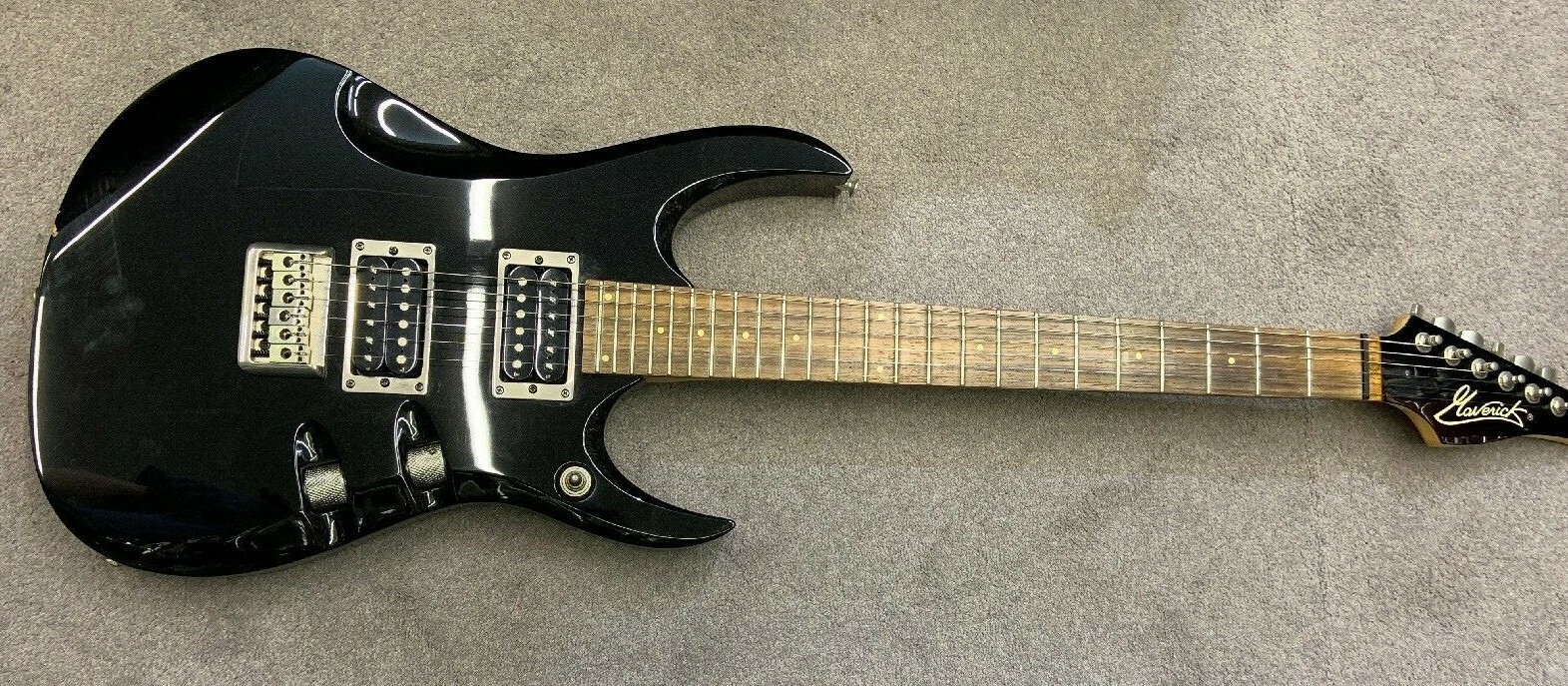 Maverick F1-HT Electric Guitar Solid Body Black Hard Tail - Z37 | eBay UK