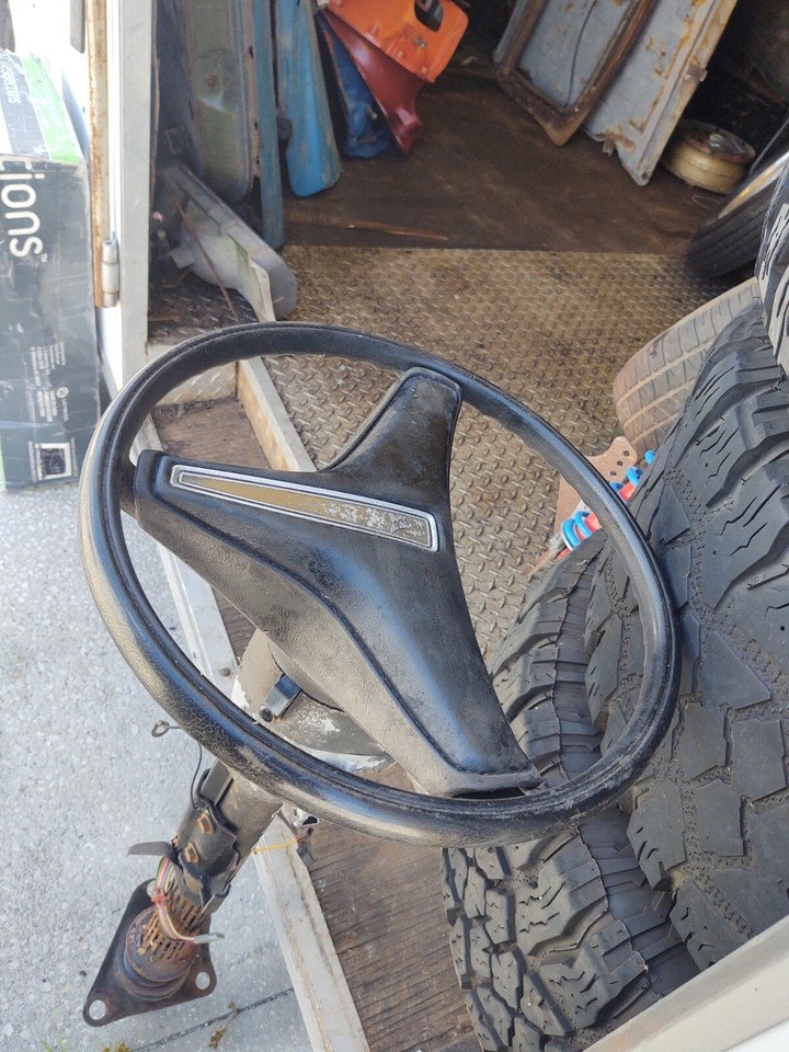 1974 Dodge Mopar Black Steering Wheel | 340 400 440 | Genuine OEM