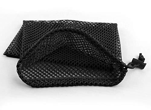 2 PCS Durable Nylon Mesh Bag with Sliding Drawstring Cord Lock Closure ...