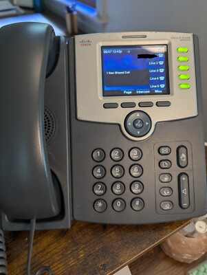 Cisco SPA525G Gray 5 Line Digital Display Class B Business IP Phone Lot ...