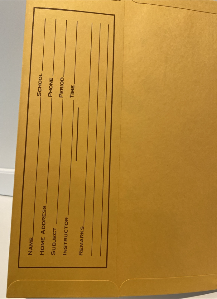 Vtg Lot 2 HyTone 1960's Pee-Chee All Season Portfolio Folders No 7500 ...