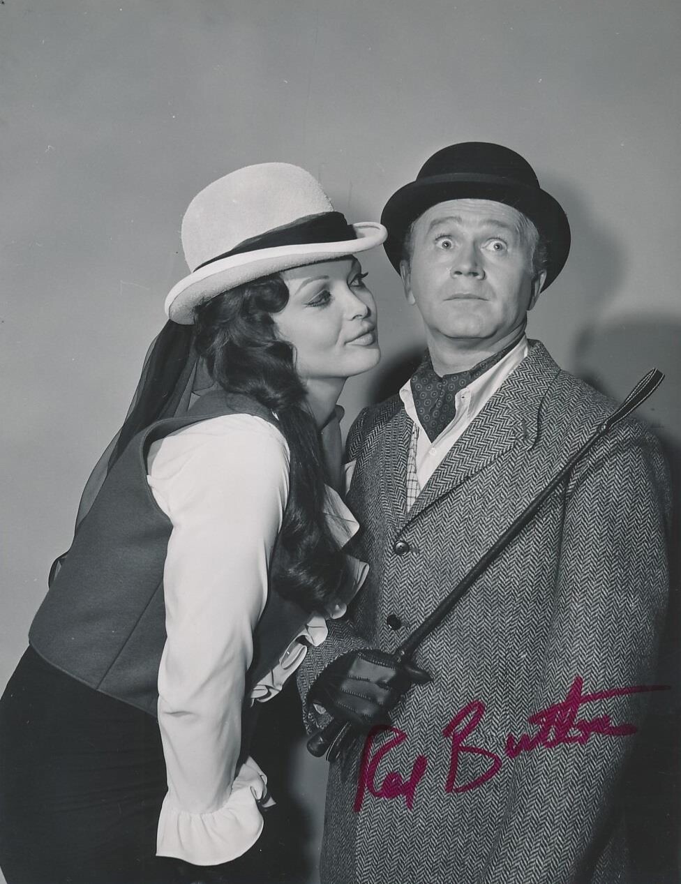Red Buttons- Signed B&W Photograph | eBay
