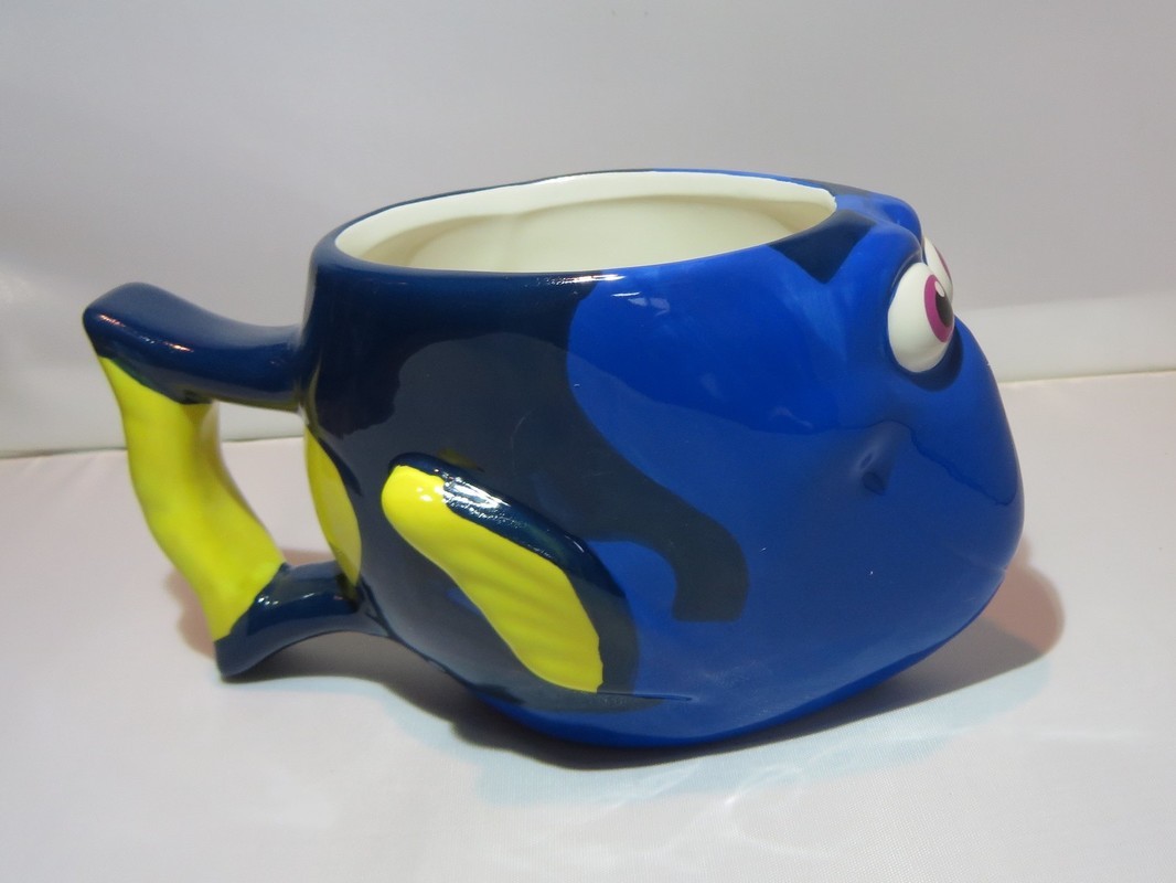 FINDING DORY "DORY" BLUE 16oz Molded Ceramic Mug | eBay