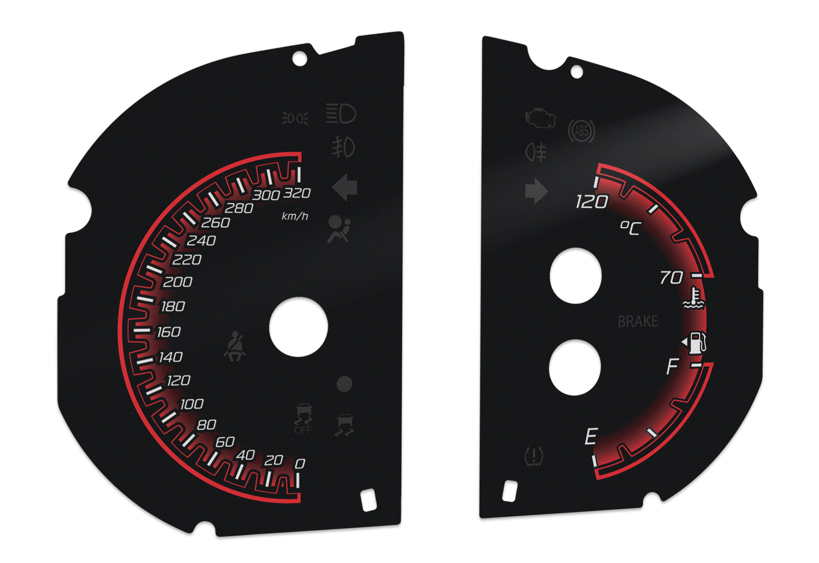 Dodge Durango Speedometer Dials MPH to KM/H Gauges