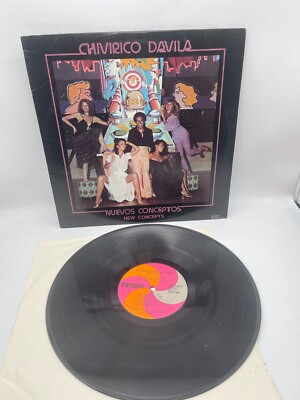Chivirico Davila ‎Nuevos Conceptos LP 1978 Cotique JMCS-1099 Salsa ...