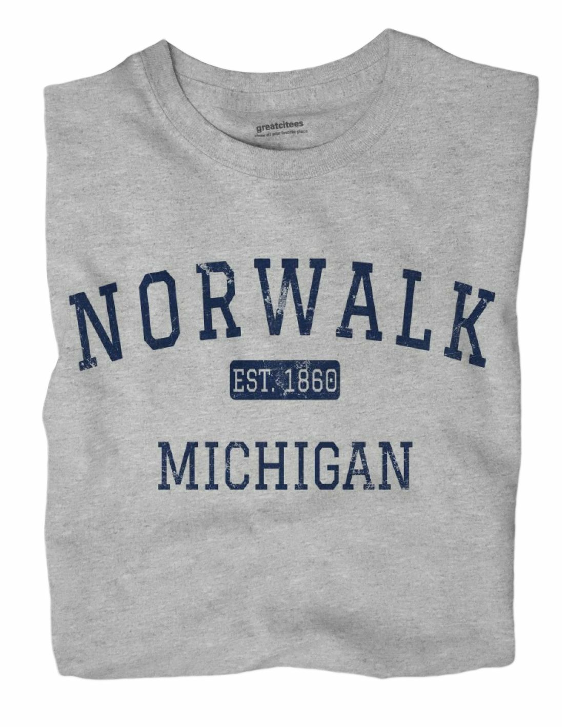 Norwalk Michigan MI T-Shirt EST | eBay