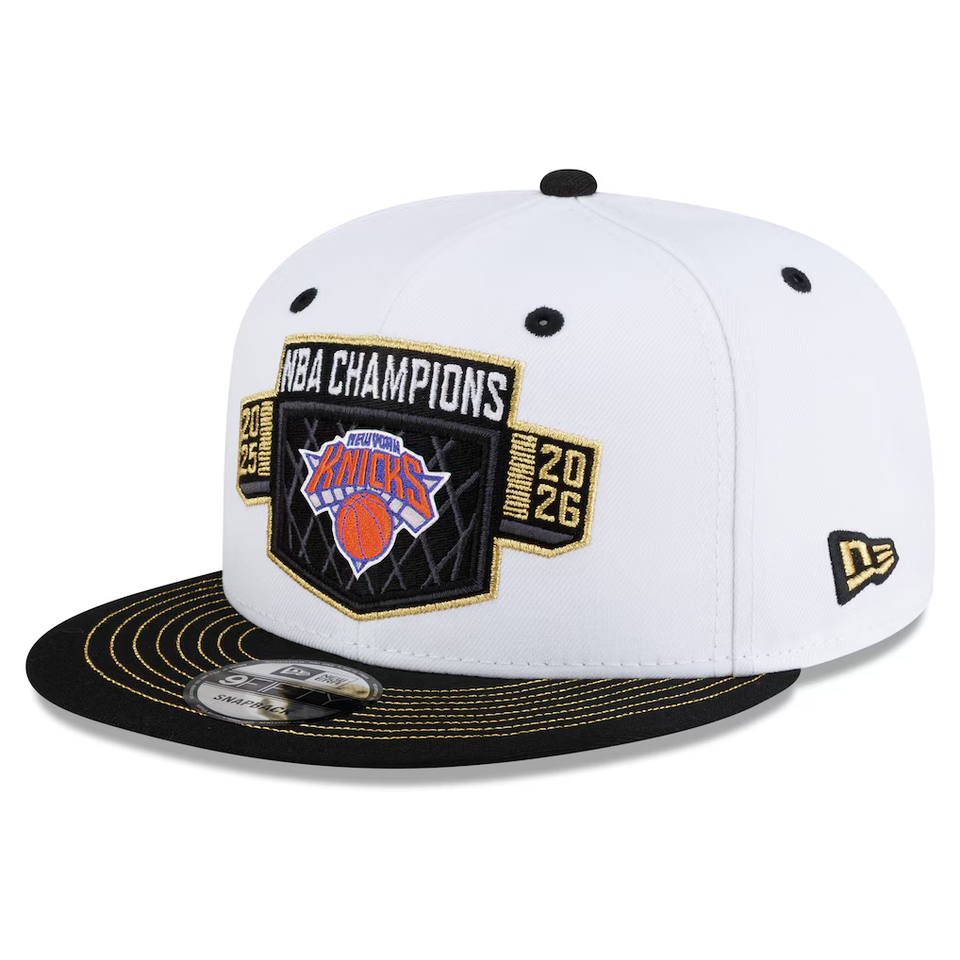 New Era Adult 2026 NBA Champions New York Knicks Locker Room 9Fifty Hat ...