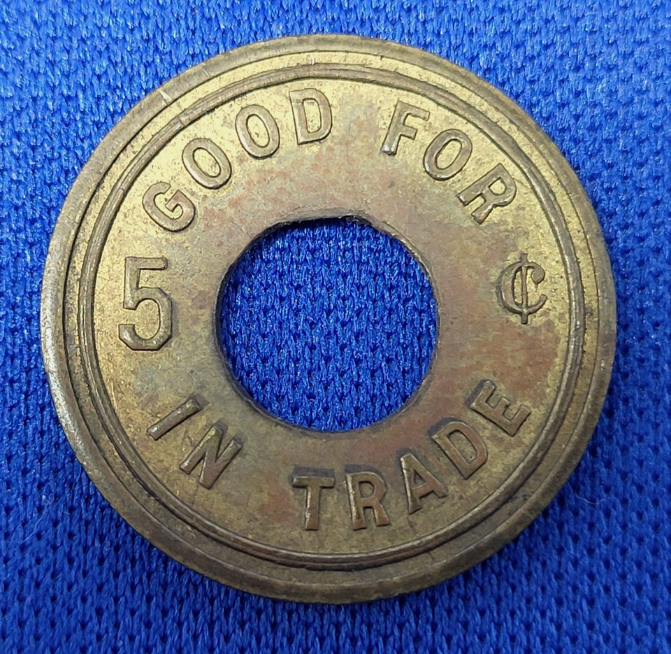 E & C Green River Wyoming Trade Token/Good for 5 Cents in Trade | eBay