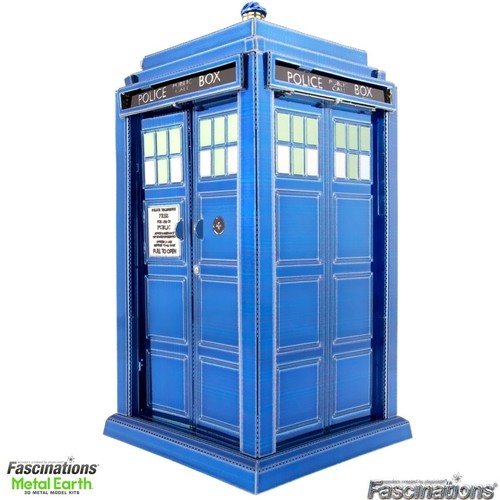 Metal Earth Doctor Who Tardis Laser Cut DIY 3D Model Hobby Building Kit ...