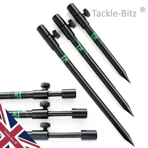 Fishing Bank sticks BLACK Aluminium 13 mm Diameter, 3 sizes For Buzz ...
