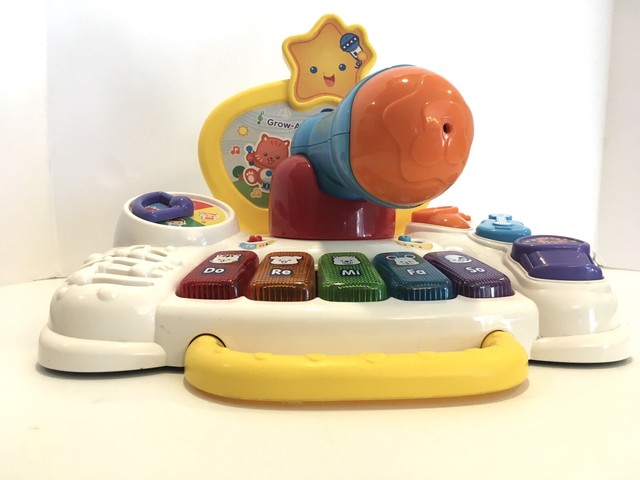 VTech 3 in 1 Grow Along Music Center Musical Microphone Piano Toy for ...