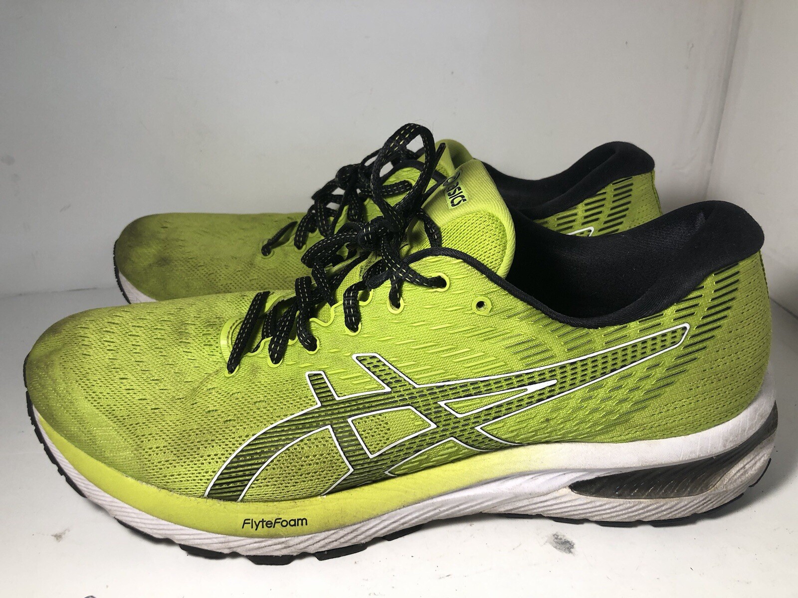 Asics GEL-CUMULUS 22 Yellow Running Shoes Men's Sz 12 - Gem