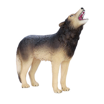.Mojo WOLF HOWLING wild countryside animals play model figure toy ...