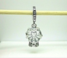 PANDORA Snow Globe Angel Dangle Charm - 790027C01 for sale online | eBay