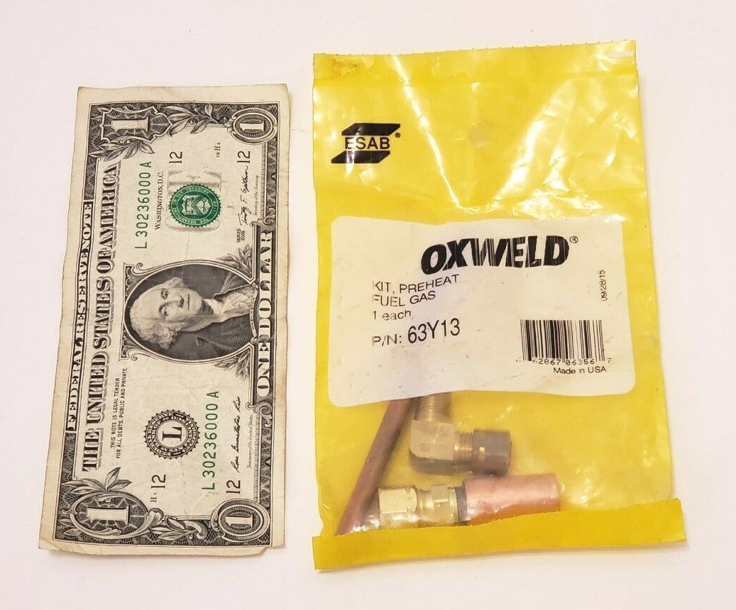 ESAB Oxweld - Kit, Preheat Fuel Gas - Part # 63Y13 - One Pack - SEALED ...