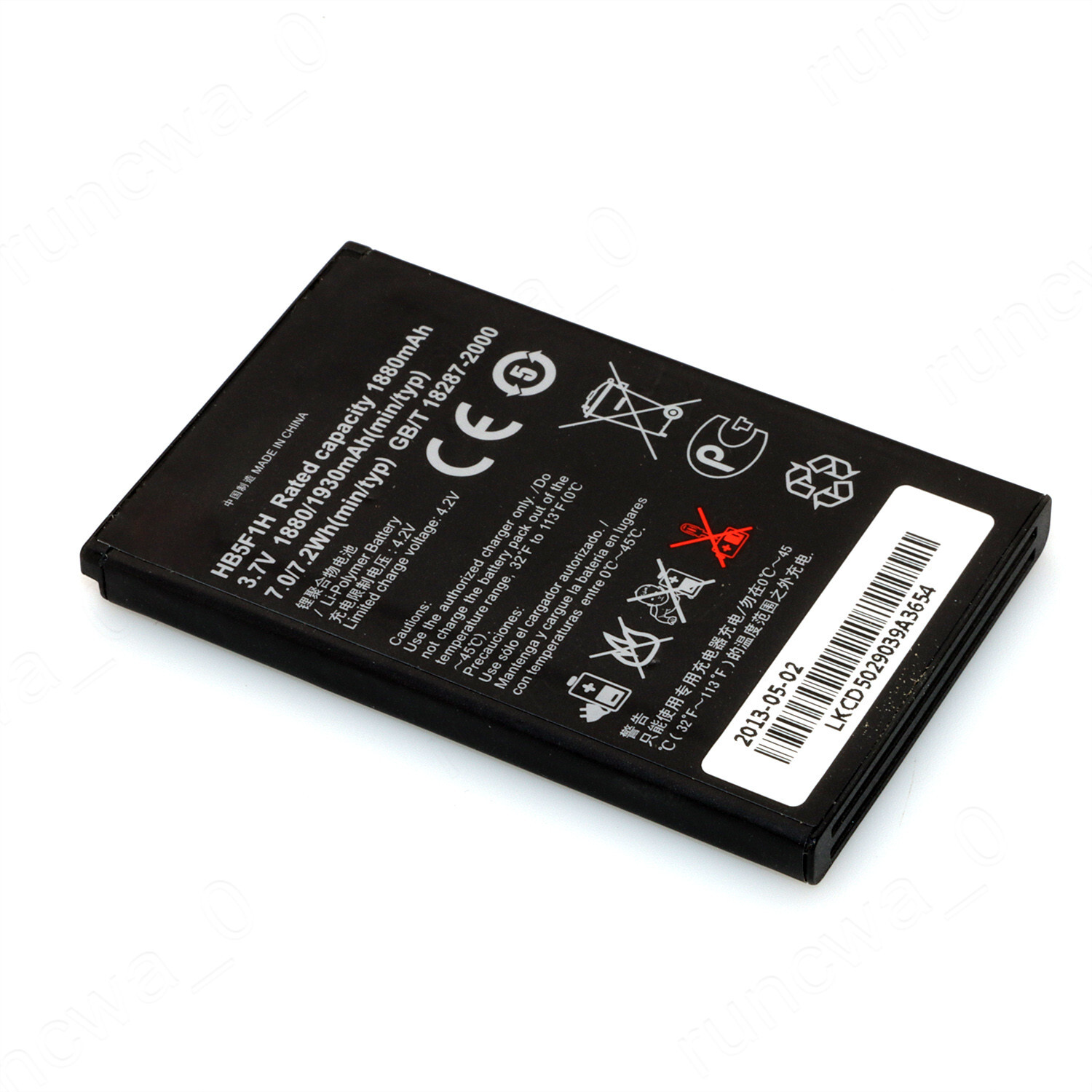 HB5F1H Battery For Huawei Honor M886 U8860 C8860 C8860E Glory Mercury ...