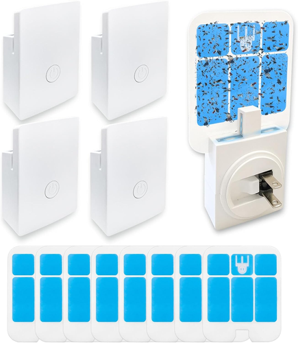 Blue Light Bug Catcher Indoor Plug In, Gnat Traps for House, Indoor Fly ...