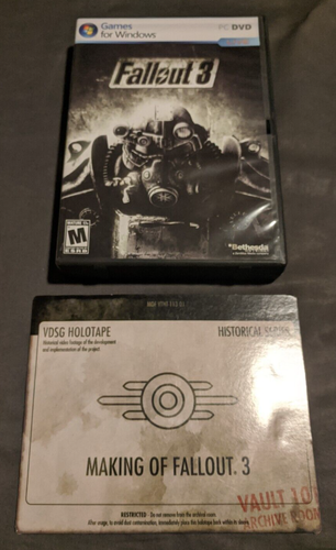 Fallout 3 (PC, 2008, includes rare "Making of" DVD) | eBay