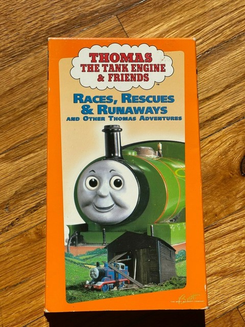 Thomas Tank Engine Races Rescues Runaways VHS Tape Sleeve Children for ...