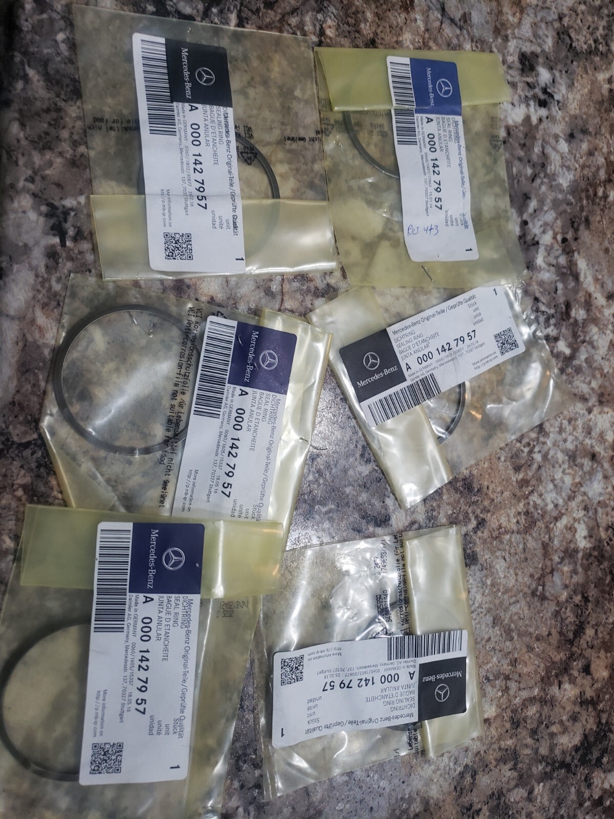 Detroit Diesel A0001427957 Fey Ring Quantity 6 OEM Brand New | eBay
