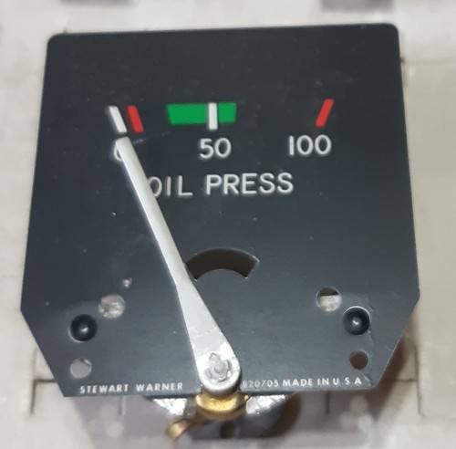 820705 STEWART WARNER OIL PRESSURE GAUGE (444652 C669504-0104) | eBay